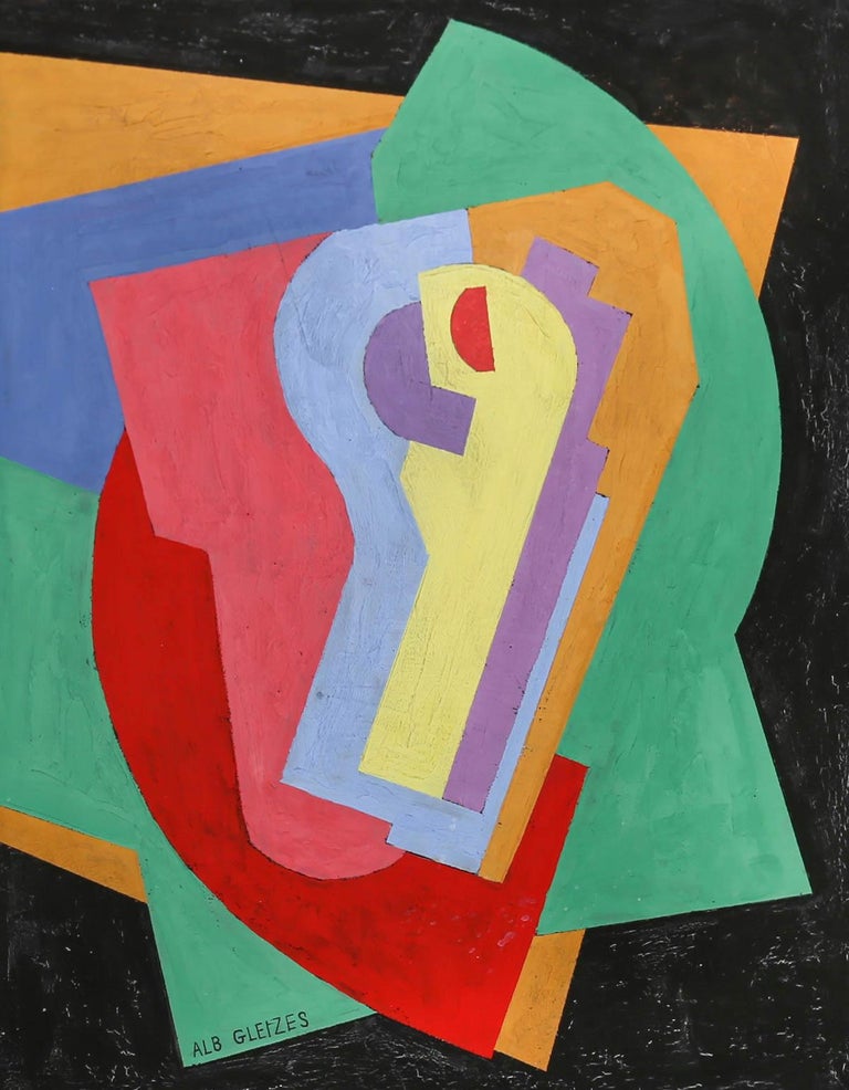Manner of Albert Gleizes (1881-1953) - Acrylic, Abstract Forms at 1stDibs