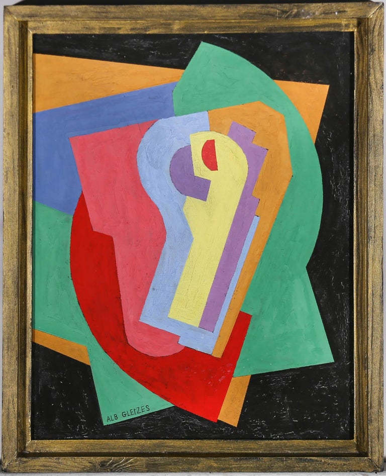 Manner of Albert Gleizes (1881-1953) - Acrylic, Abstract Forms at 1stDibs