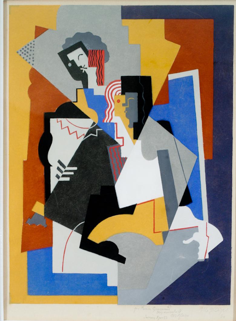 Albert Gleizes - Composition avec deux Figures Planes For Sale at 1stDibs