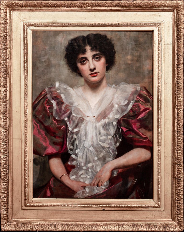 Albert Henry Collings - Portrait Actress and Singer Marjorie Villis ...