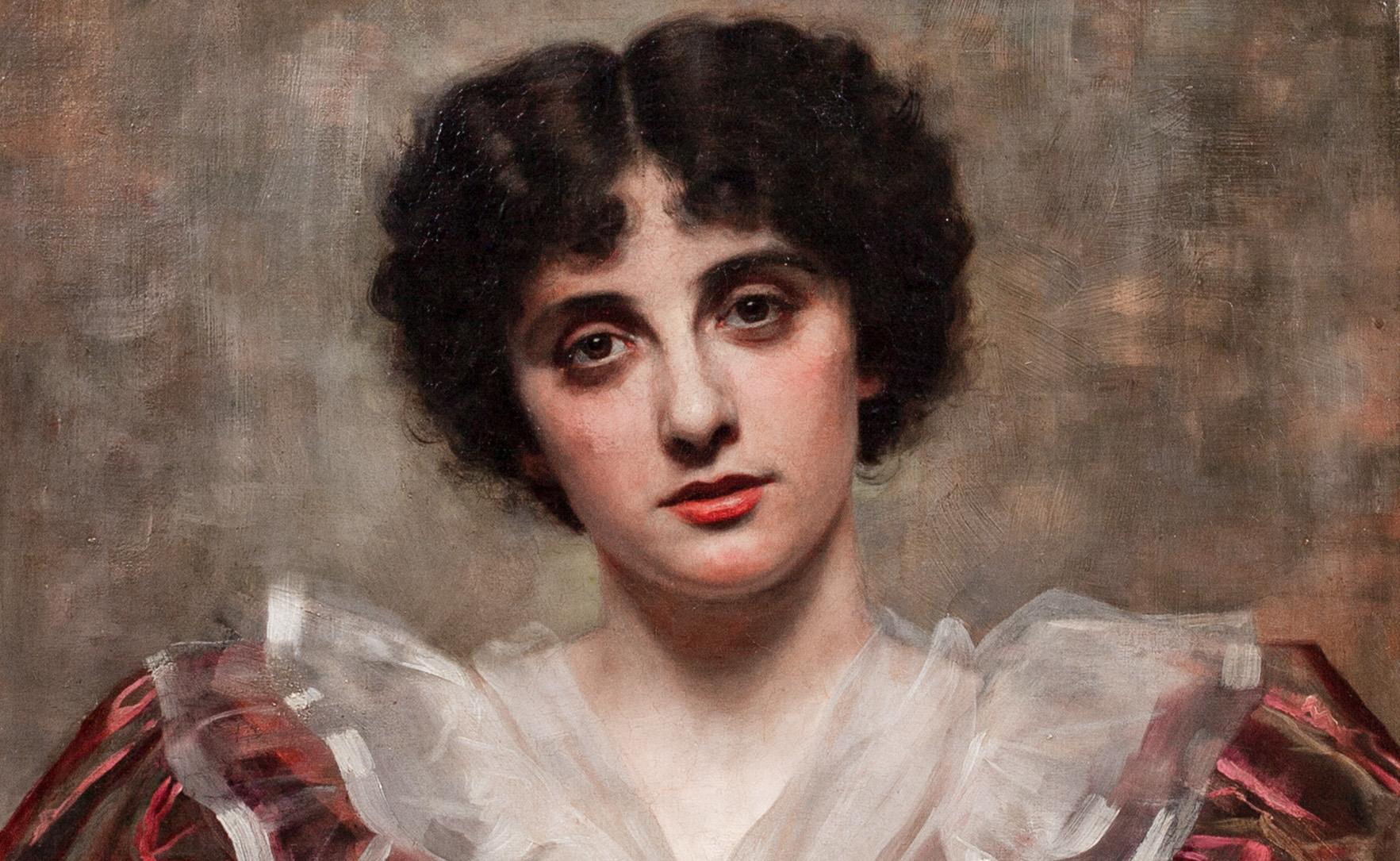 Albert Henry Collings - Portrait Actress and Singer Marjorie Villis ...