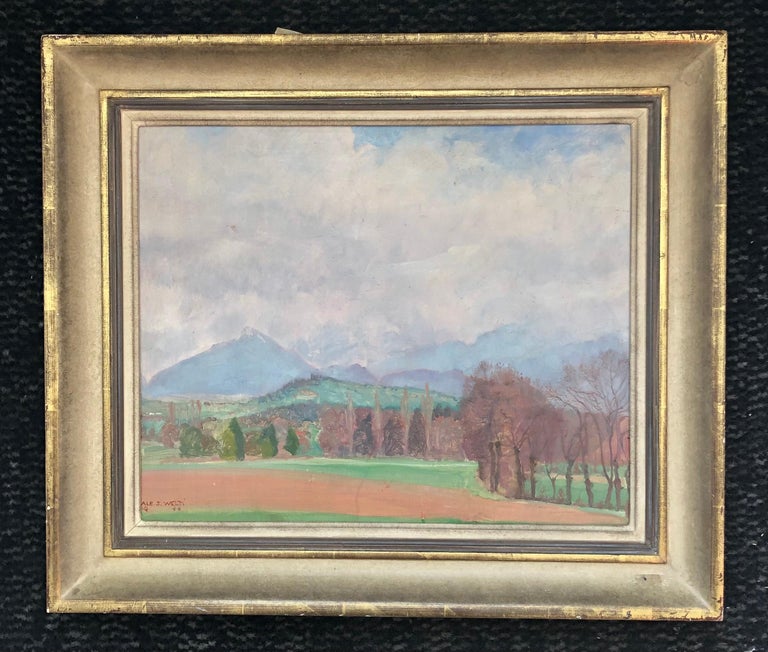 Albert Jakob Welti - Country landscape For Sale at 1stDibs
