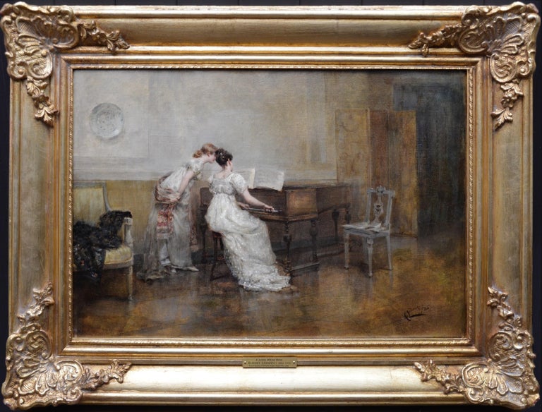 Albert Ludovici Jr. - A Little White Note - 19th Century Exhibition Oil ...