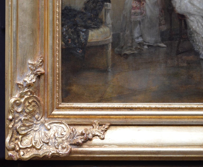 Albert Ludovici Jr. - A Little White Note - 19th Century Exhibition Oil ...