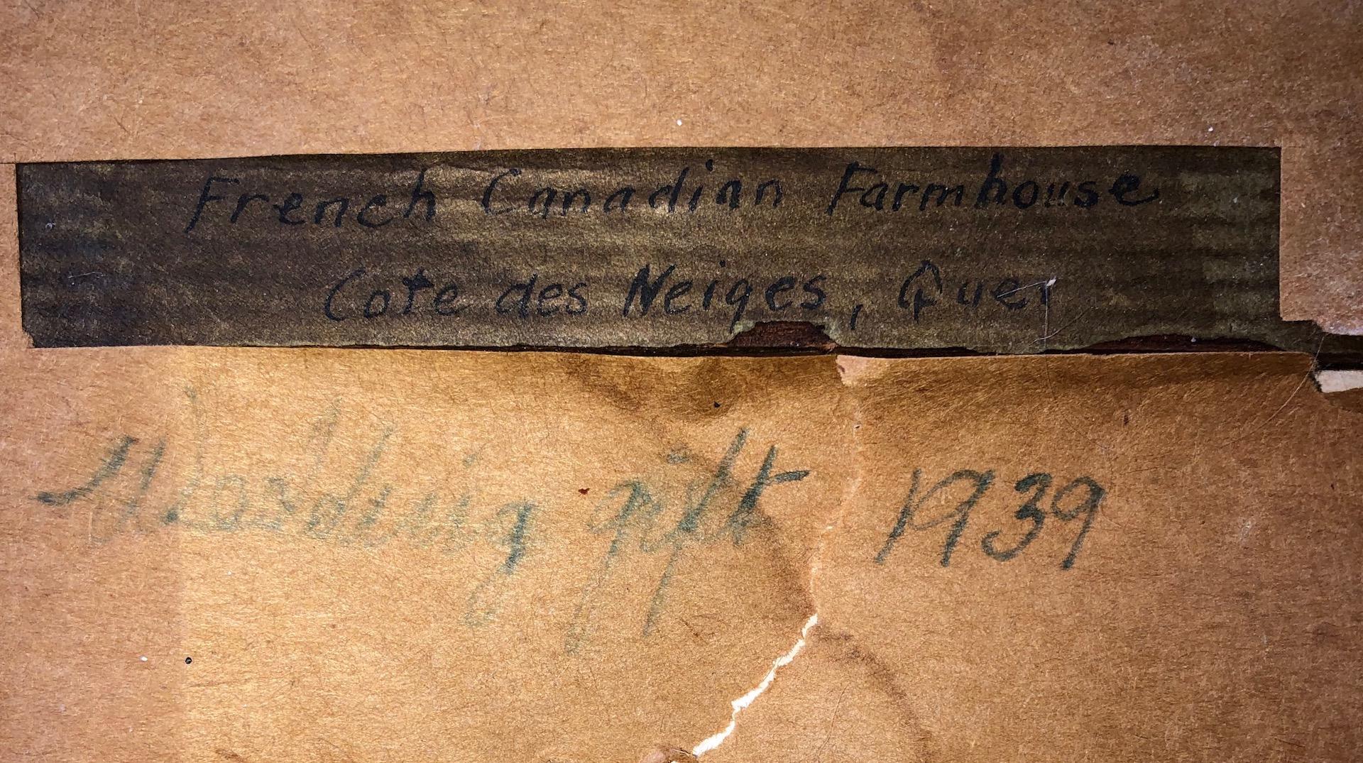 Albert Mead Pattison French Canadian Farmhouse Oil Painting at 1stDibs