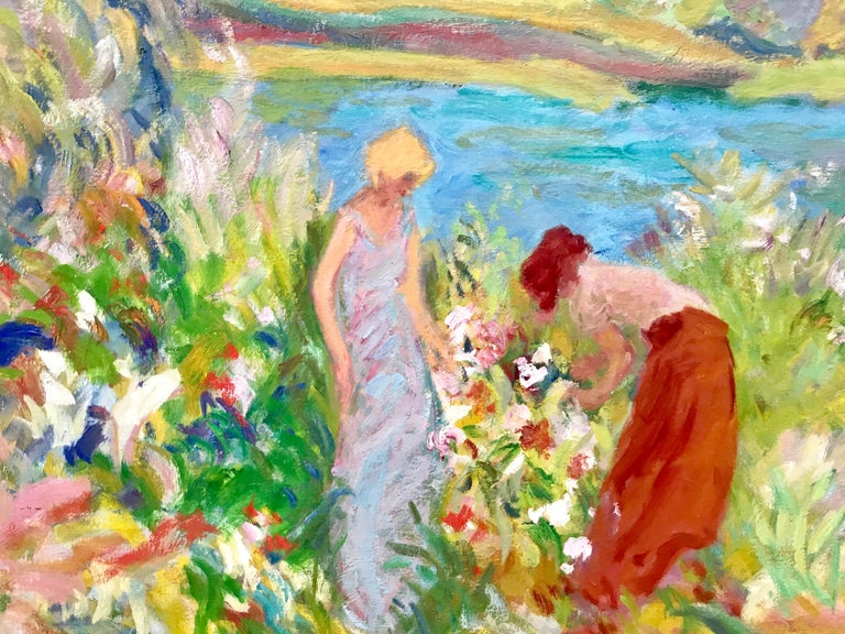 Albert Mohr - “Tending the Flowers” at 1stDibs