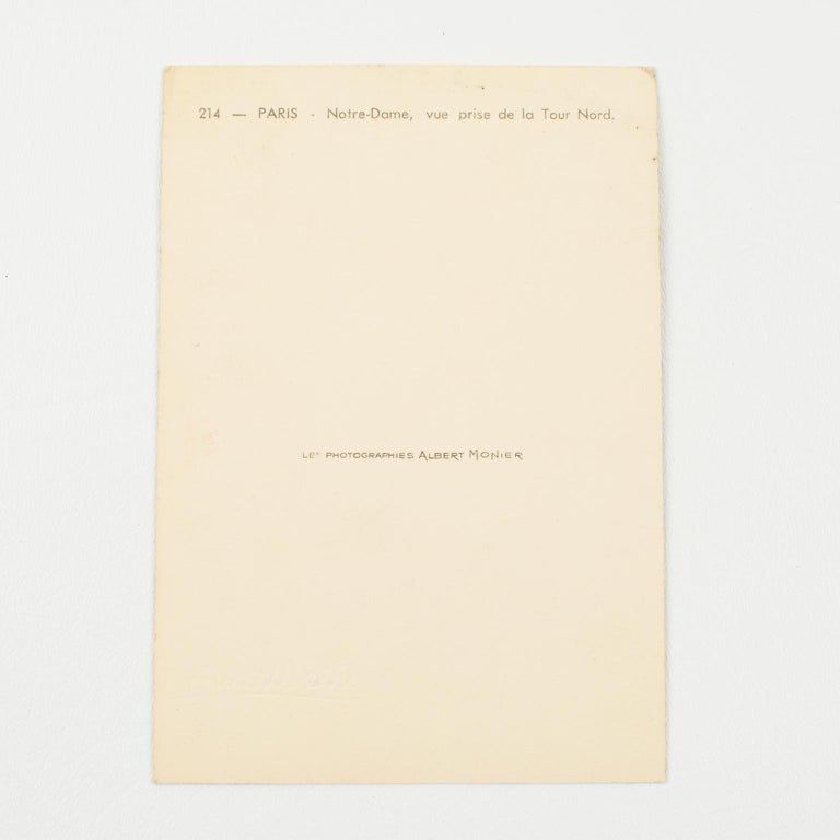 Albert Monier - Notre Dame Cathedral in Paris - Black and White ...