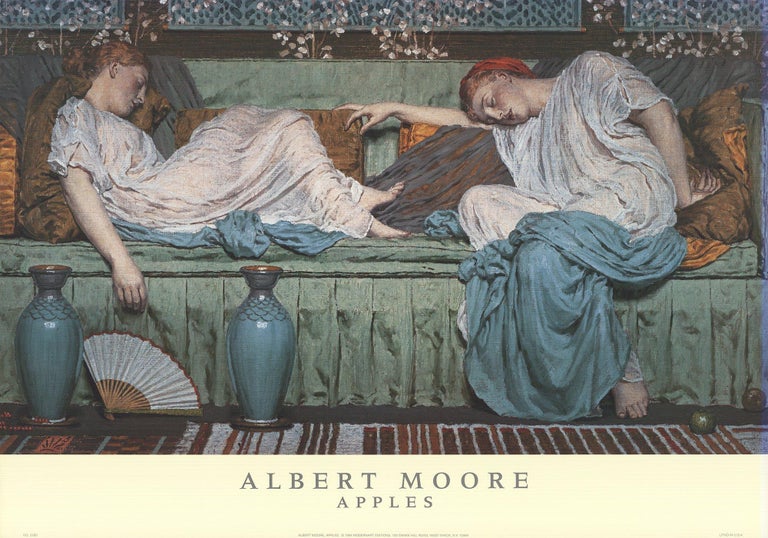 1994 After Albert Moore ''Apples'' Offset Lithograph For Sale at 1stDibs