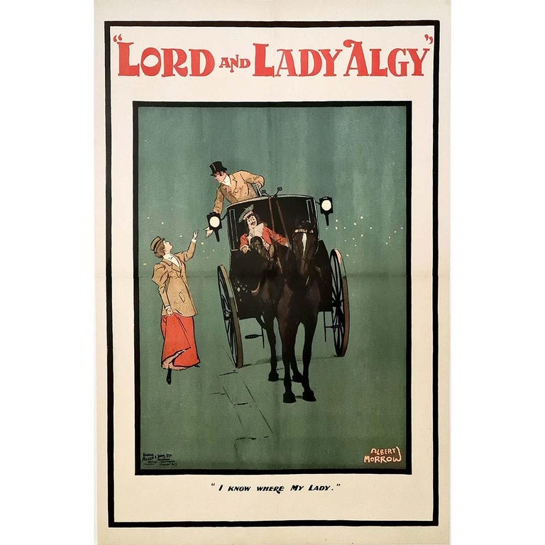 Albert Morrow - 1898 Original theater poster by Albert Morrow for the ...