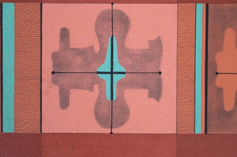 Albert Notarbartolo Abstract Oil on Canvas For Sale at 1stDibs