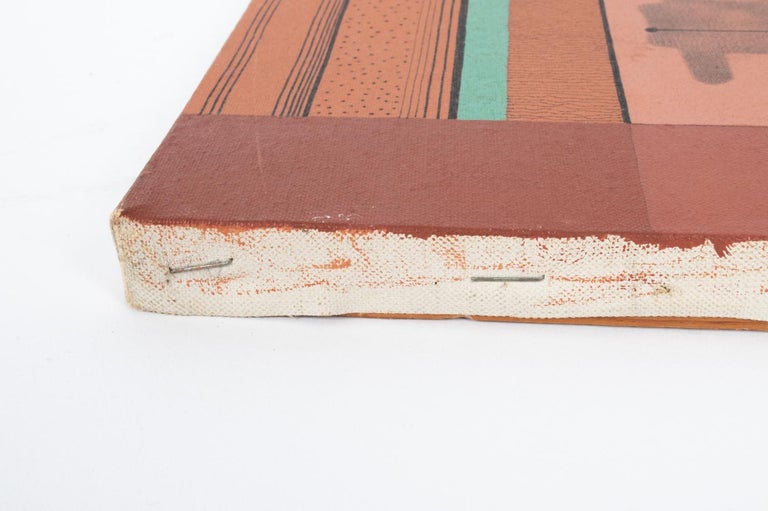 Albert Notarbartolo Abstract Oil on Canvas For Sale at 1stDibs