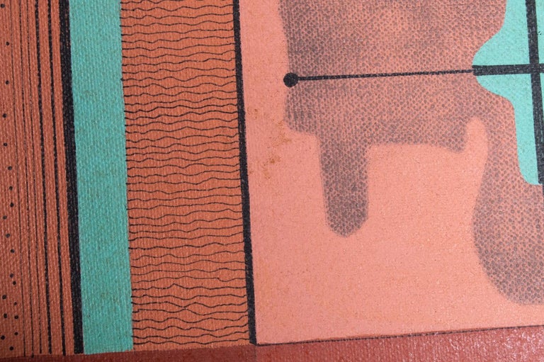 Albert Notarbartolo Abstract Oil on Canvas For Sale at 1stDibs