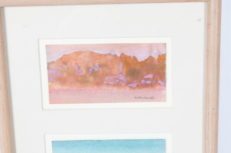 Albert Notarbartolo, Series of 4 Small Abstract Watercolors For Sale at ...