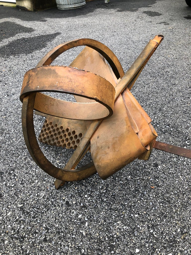 Albert Paley Steel Sculpture Rust Patina For Sale at 1stDibs