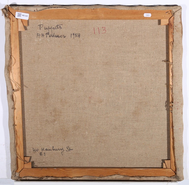 Albert Palmer - Albert Palmer (1911-1985) - 1984 Oil, Puppets For Sale ...