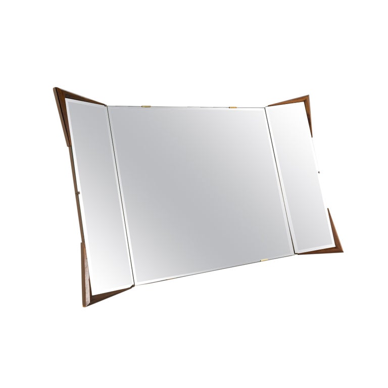 Albert Parvin/American of Martinsville Style MCM Diamond 3 Way Folding ...