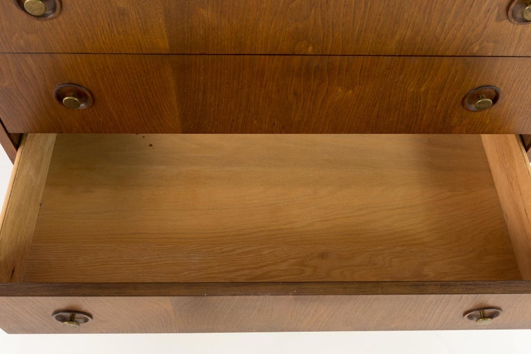 Albert Parvin for American of Martinsville Mid Century Diamond Highboy ...