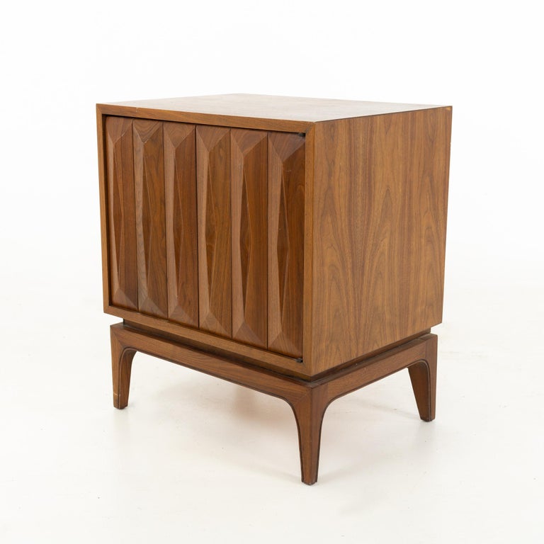 Albert Parvin for American of Martinsville Style Mid Century Diamond ...