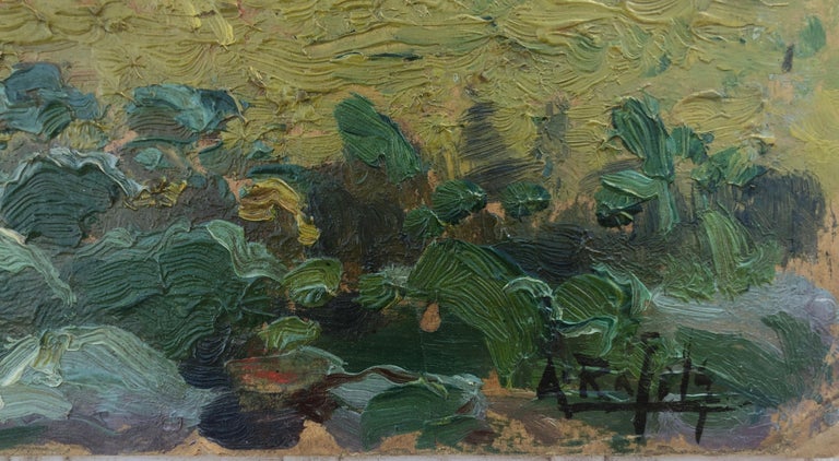 Albert Rafols Culleres - Spanish landscape Spain original oil on ...