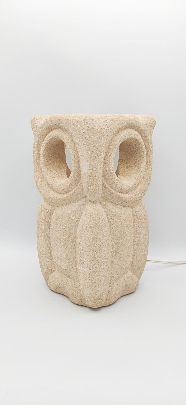 Albert Tormos Owl Table Lamp, France 1970s For Sale at 1stDibs