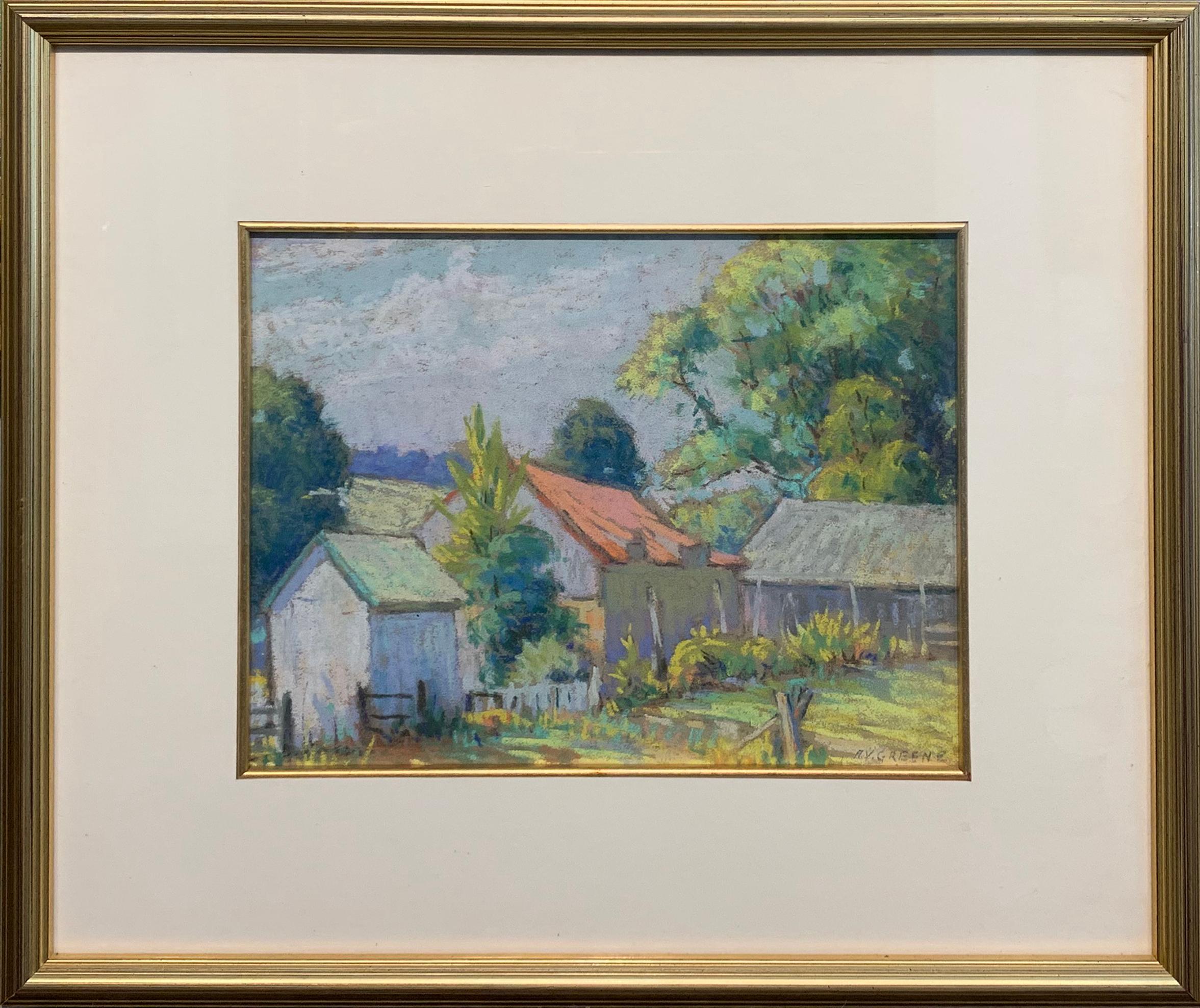 Pastel Landscape French - 851 For Sale on 1stDibs | oil pastel ...