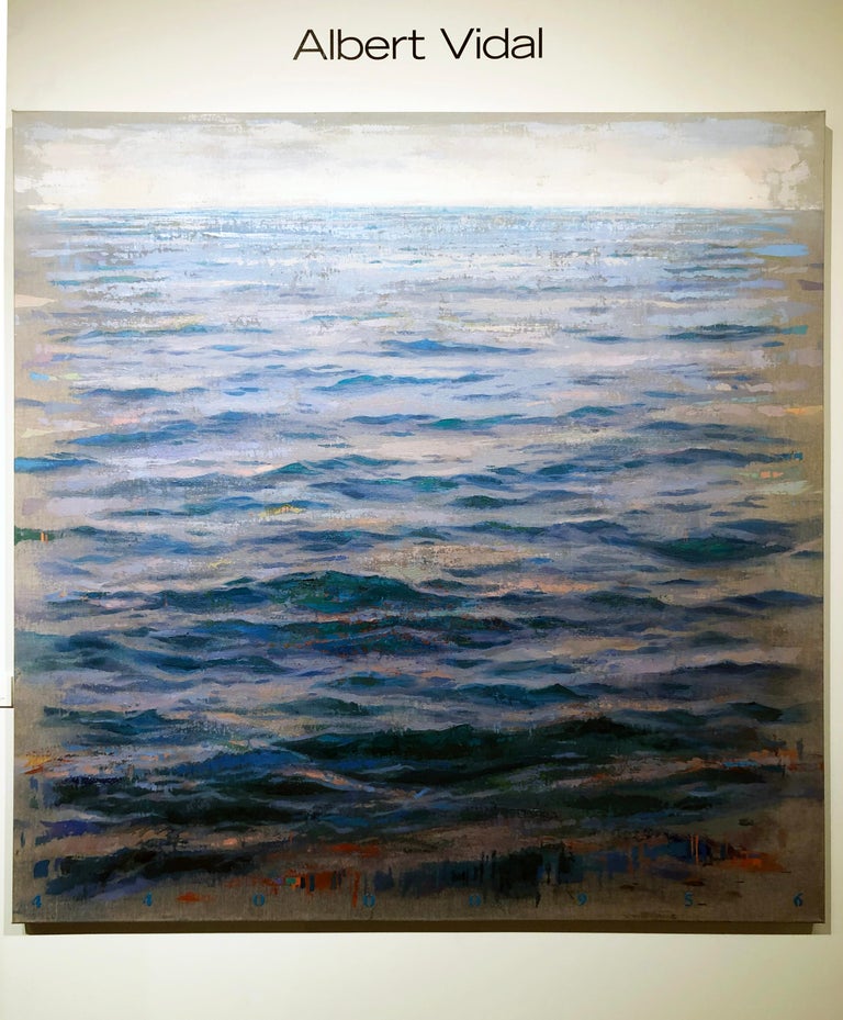 Albert Vidal Moreno - Sea Blue - Large Oil Painting of the Sea by ...