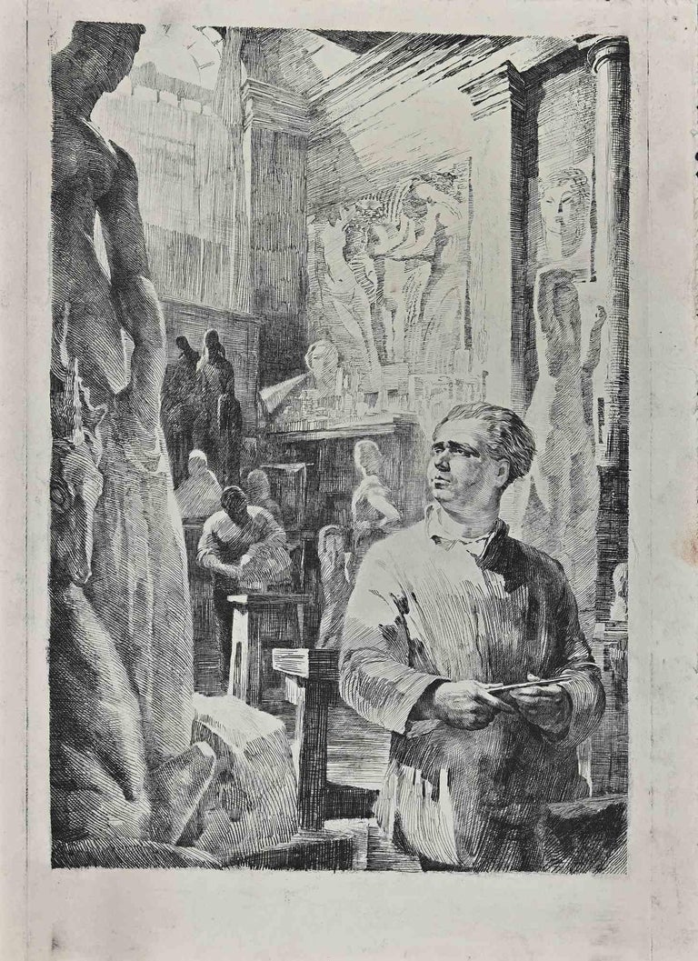 Albert Decaris - L'artiste de l'Académie des beaux-arts - Gravure ...