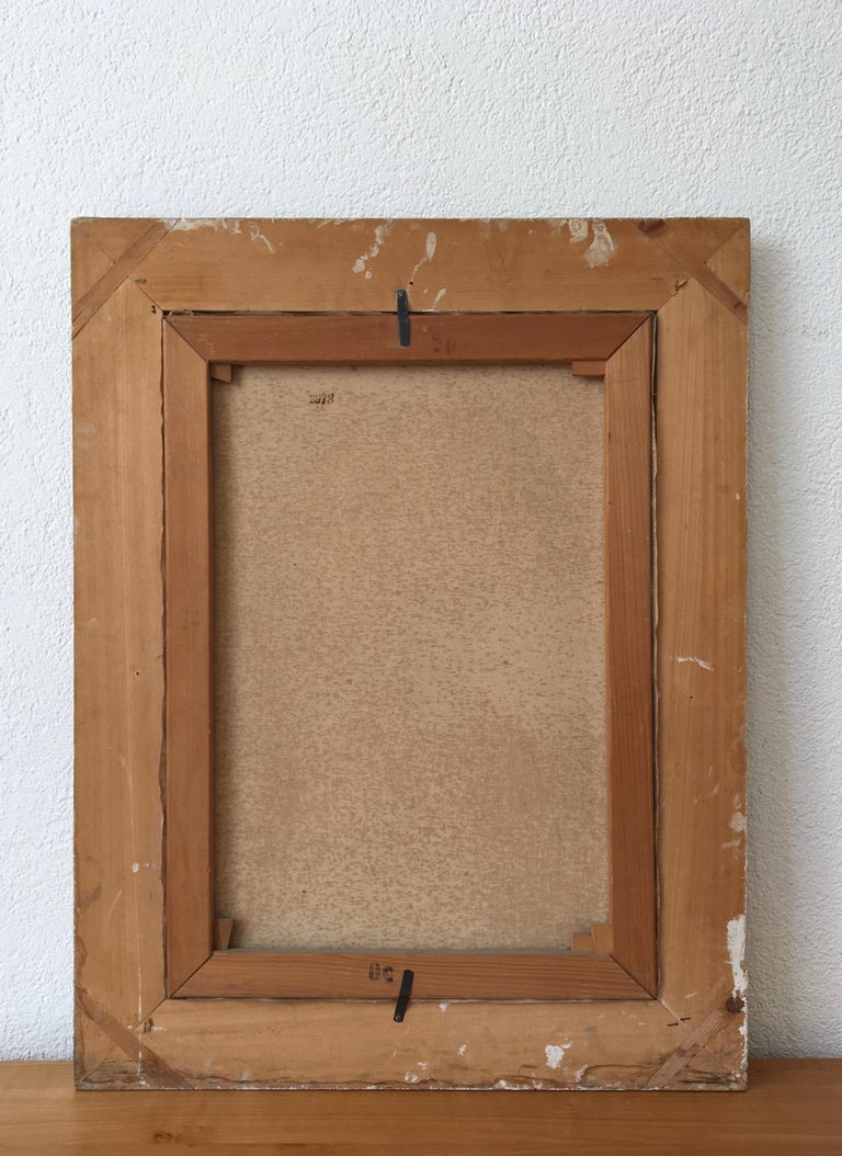 Alberto Cecconi - Old woman and her fruit basket For Sale at 1stDibs