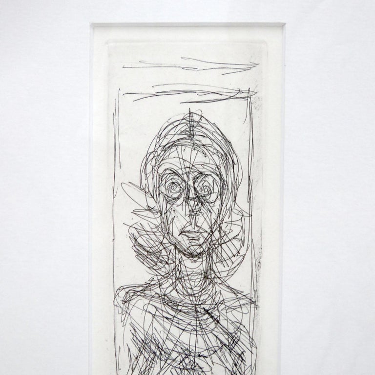 Alberto Giacometti 'Annette De Face' Etching, 1955 For Sale at 1stDibs