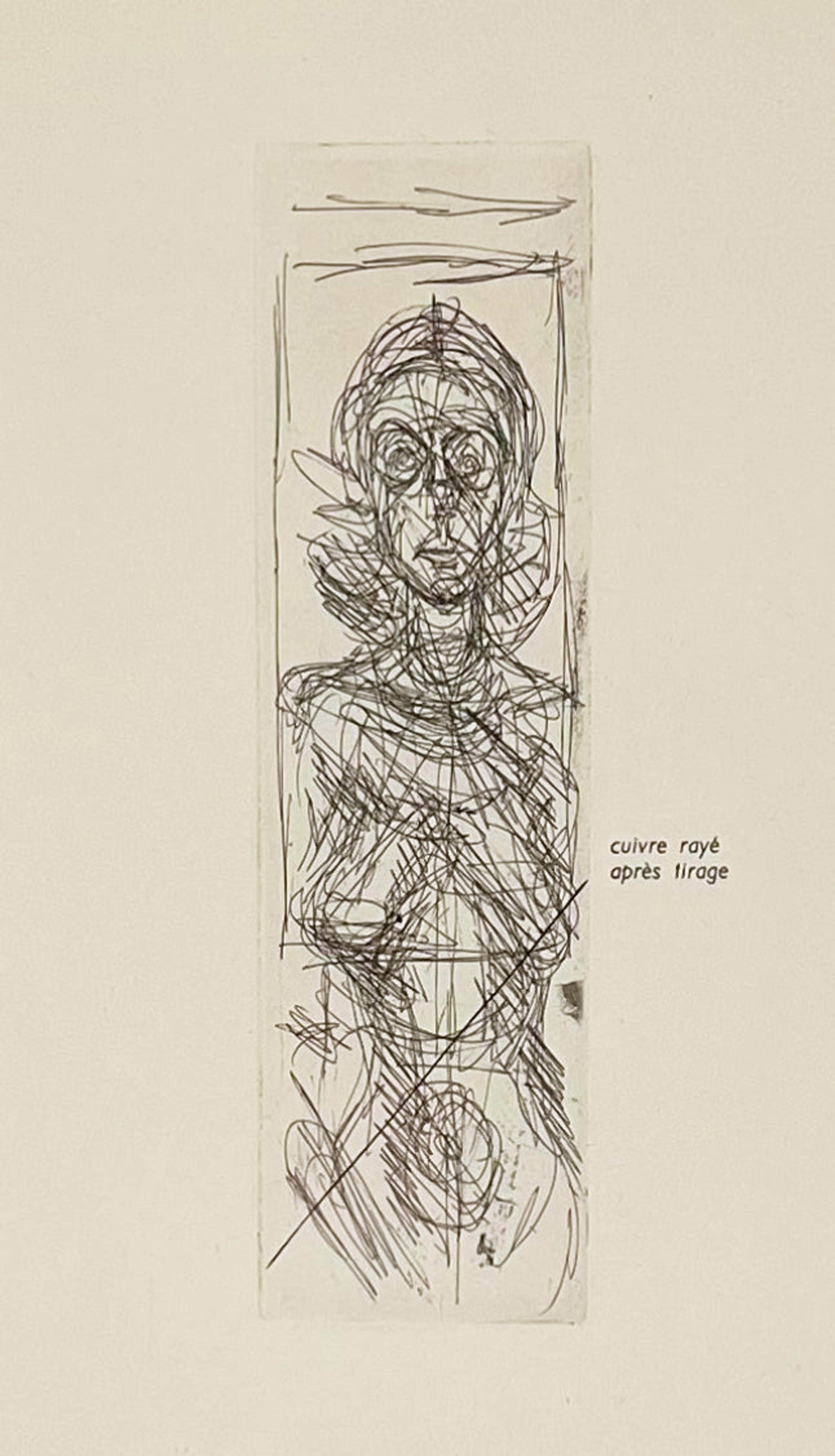 Alberto Giacometti, Drawing of a Man at 1stDibs