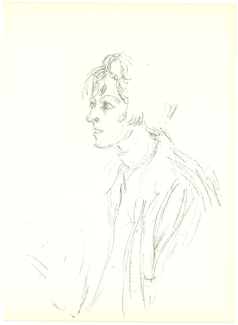 Portrait from Derriere Le Miroir - Lithograph after Alberto Giacometti ...