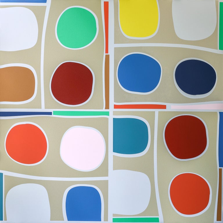 Alberto Murillo - Untitled - Alberto Murillo Abstract Painting Dots ...