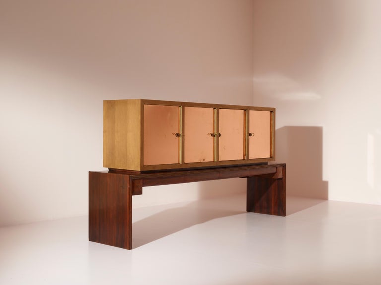 Alberto Salvati and Ambrogio Tresoldi Sideboard Cabinet with Pink ...