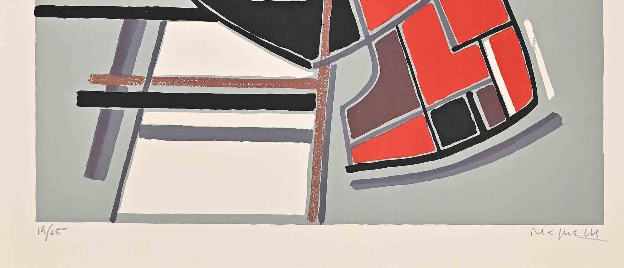 Alberto Magnelli - Abstract Composition - Lithograph by Alberto ...