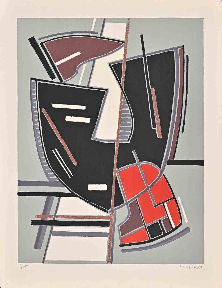 Alberto Magnelli - Abstract Composition - Lithograph by Alberto ...