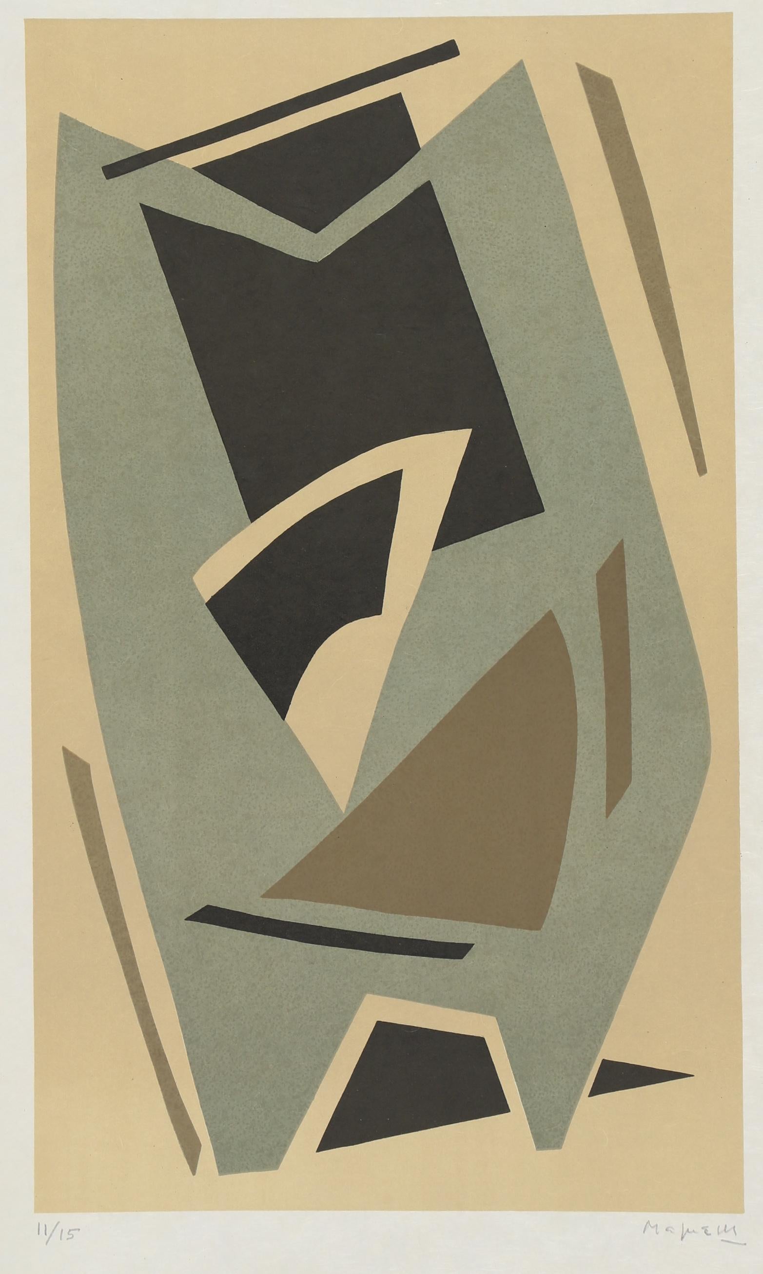 Alberto Magnelli - II from La Magnanerie de la Ferrage For Sale at 1stDibs