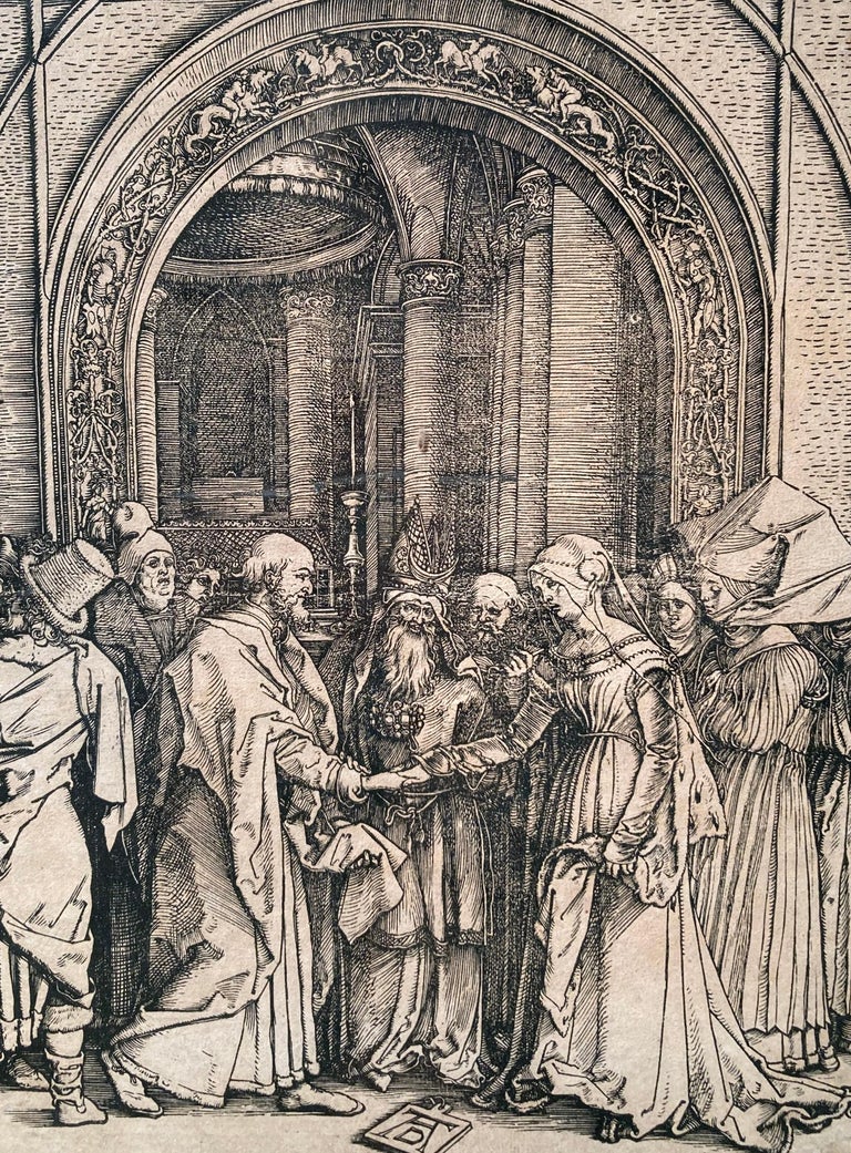 Albrecht Dürer - Dürer, Life of Virgin, Marriage of Virgin, Woodcut For ...