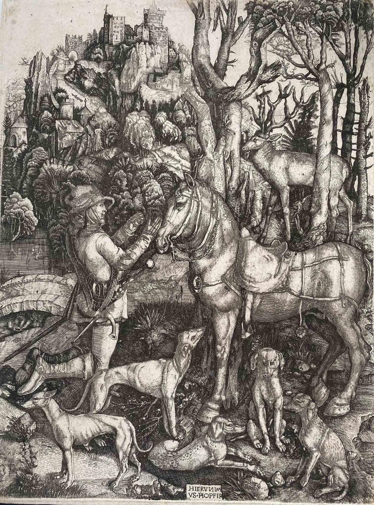 Knight with the Horse - Original Etching After Albrecht Dürer - 18th ...