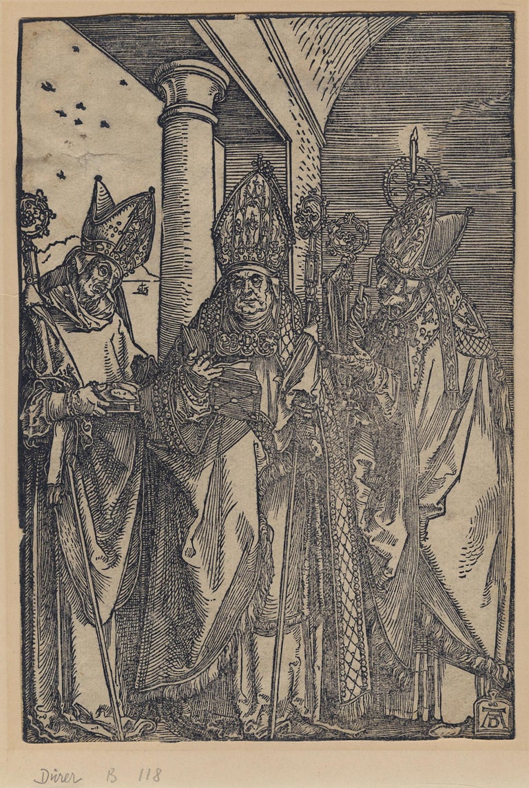 Albrecht Dürer - Saints Nicholas, Ulrich, and Erasmus For Sale at 1stDibs