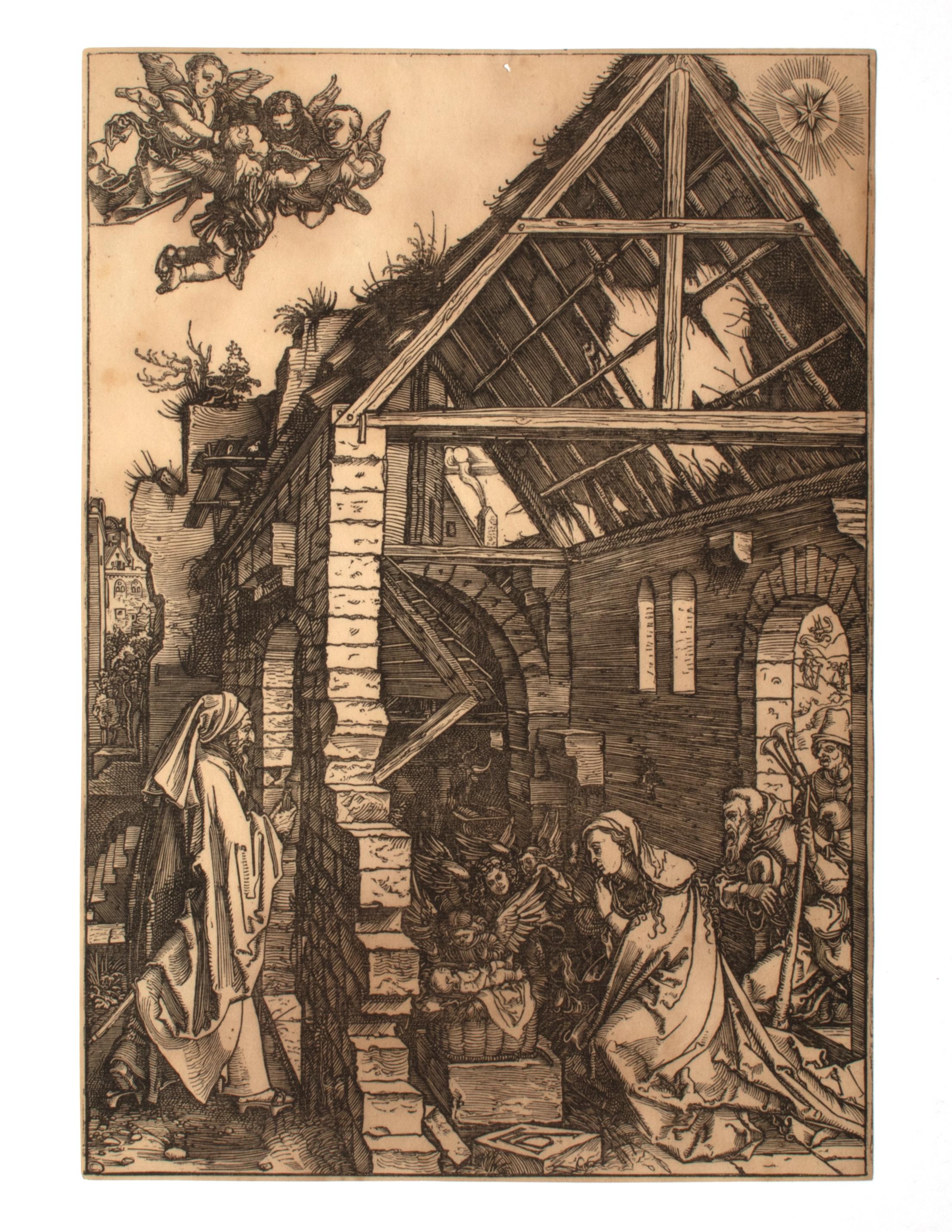 The Nativity - Original Woodcut After Albrecht Dürer - 18th Century at ...