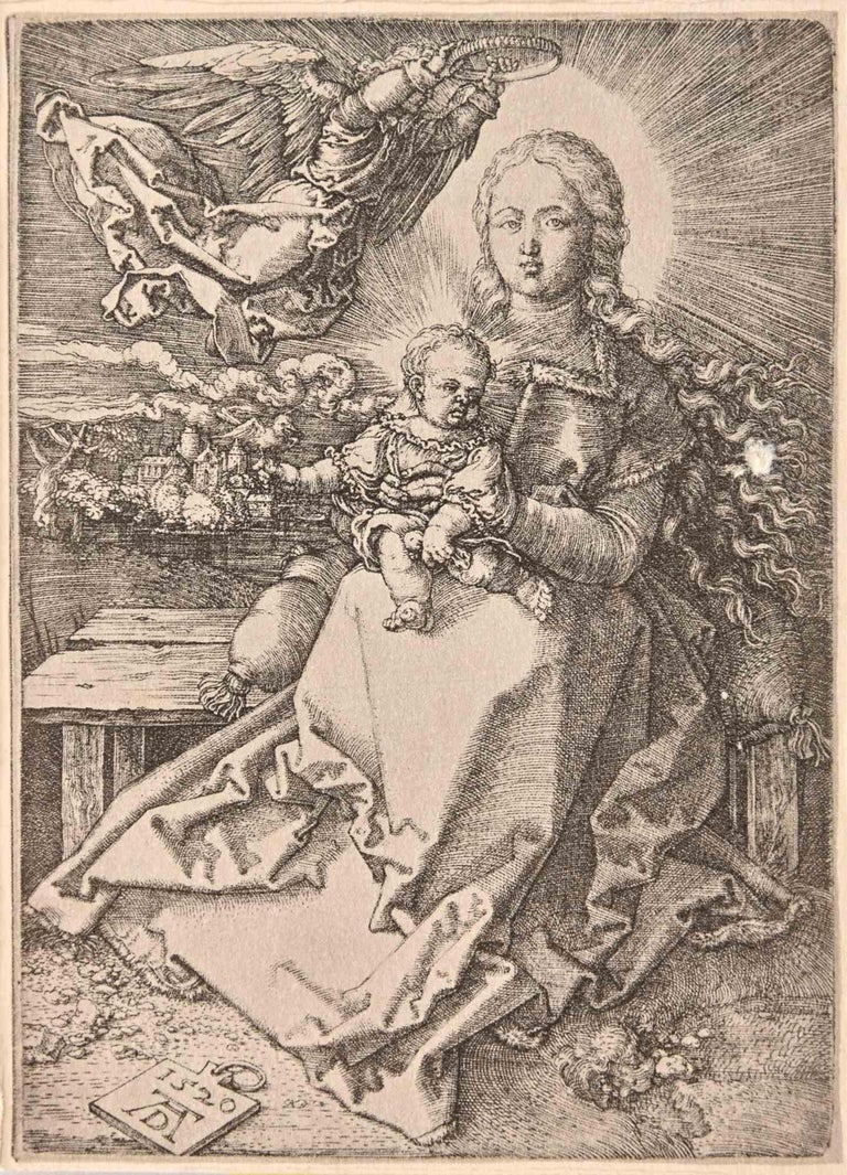 The Virgin - Woodcut after Albrecht Durer - Early 20th Century For Sale ...