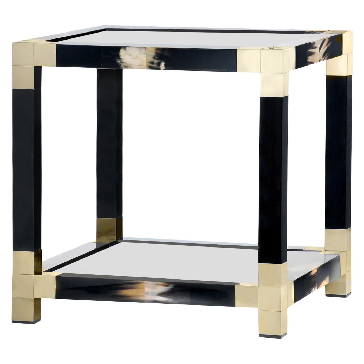 Apollo Side Table in Bronzed Metal For Sale at 1stDibs