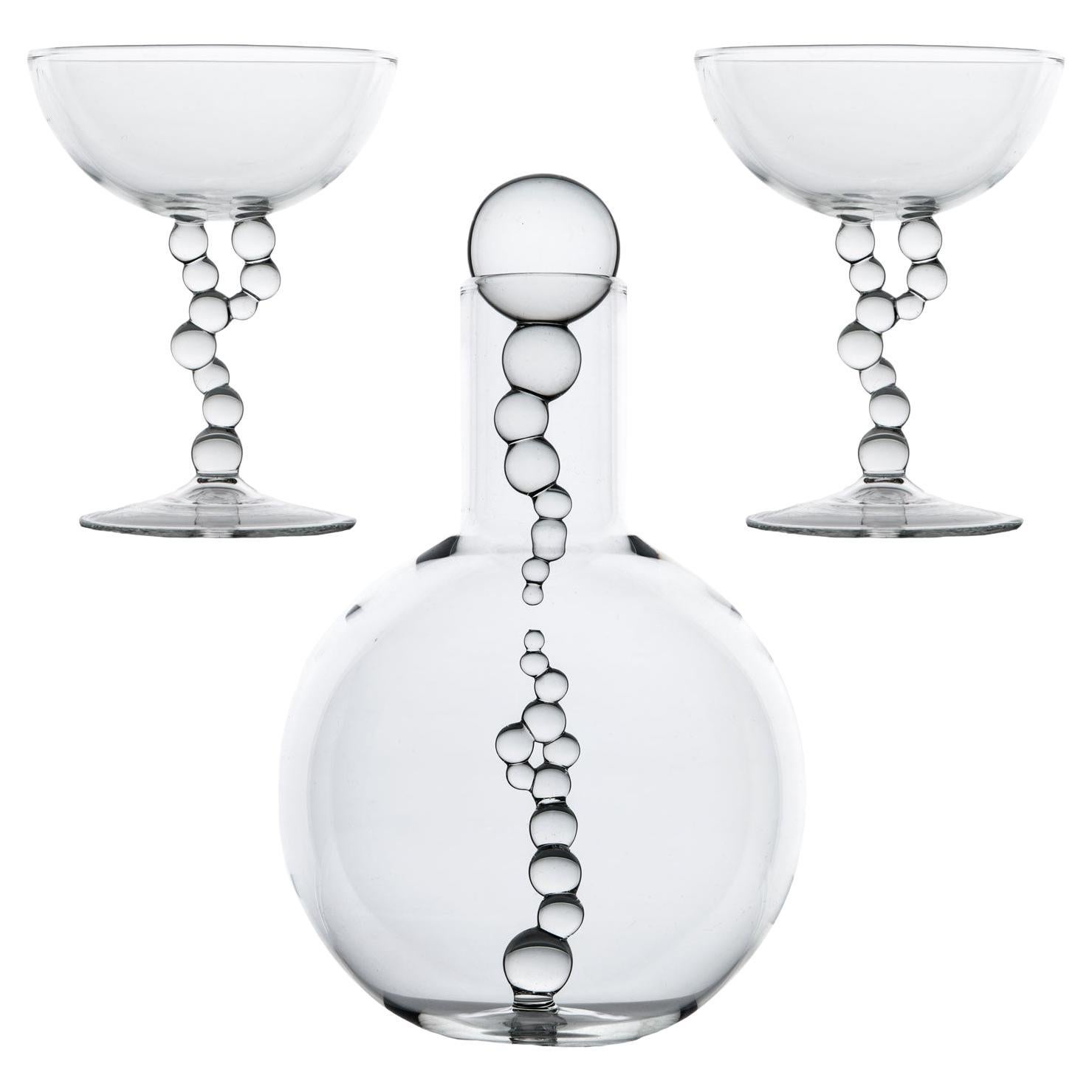 Set of 8 1960s Holmegaard Aperitif Glasses and Aristokat Decanter by ...