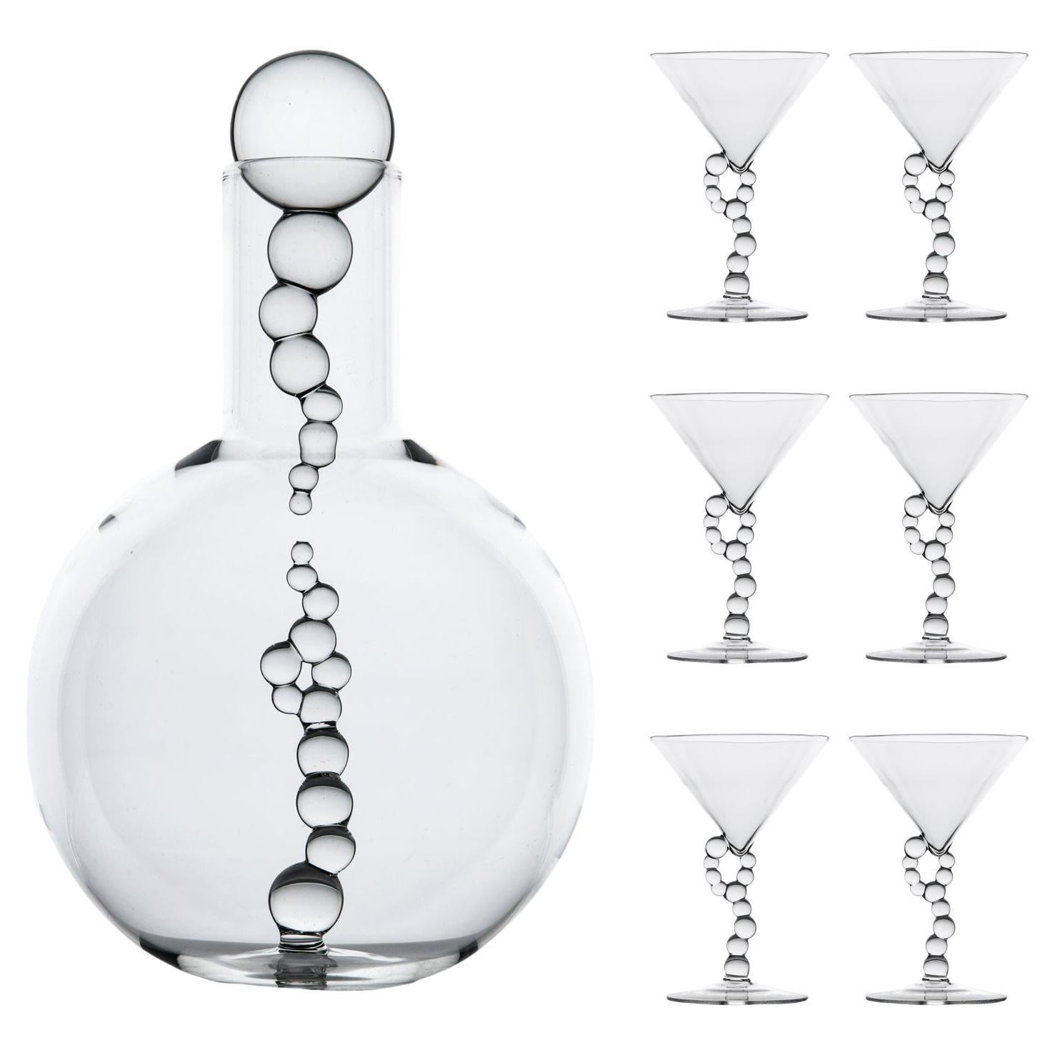 Unique Rocket Design Martini Set (6 pieces) at 1stDibs