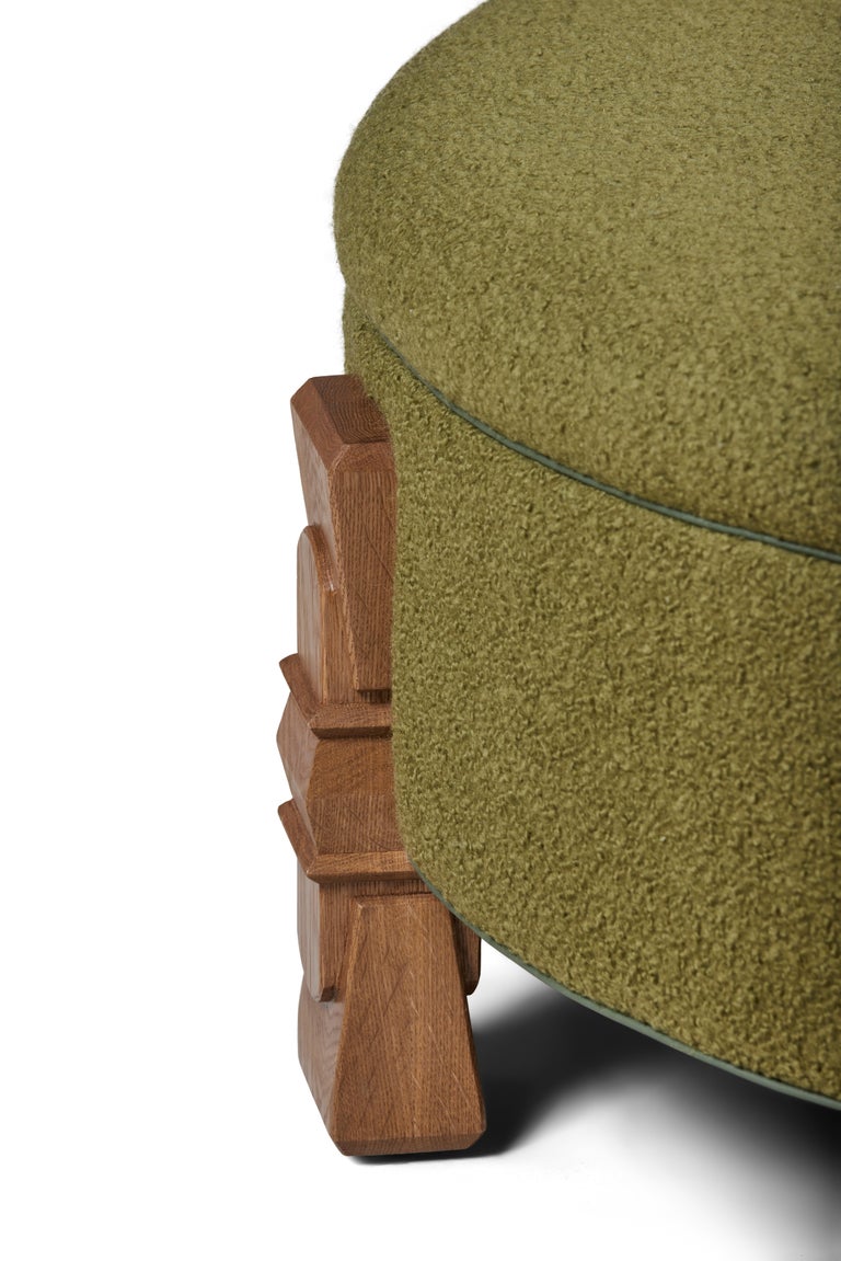 Alden Ottoman, in COM with White Oak, by August Abode For Sale at 1stDibs