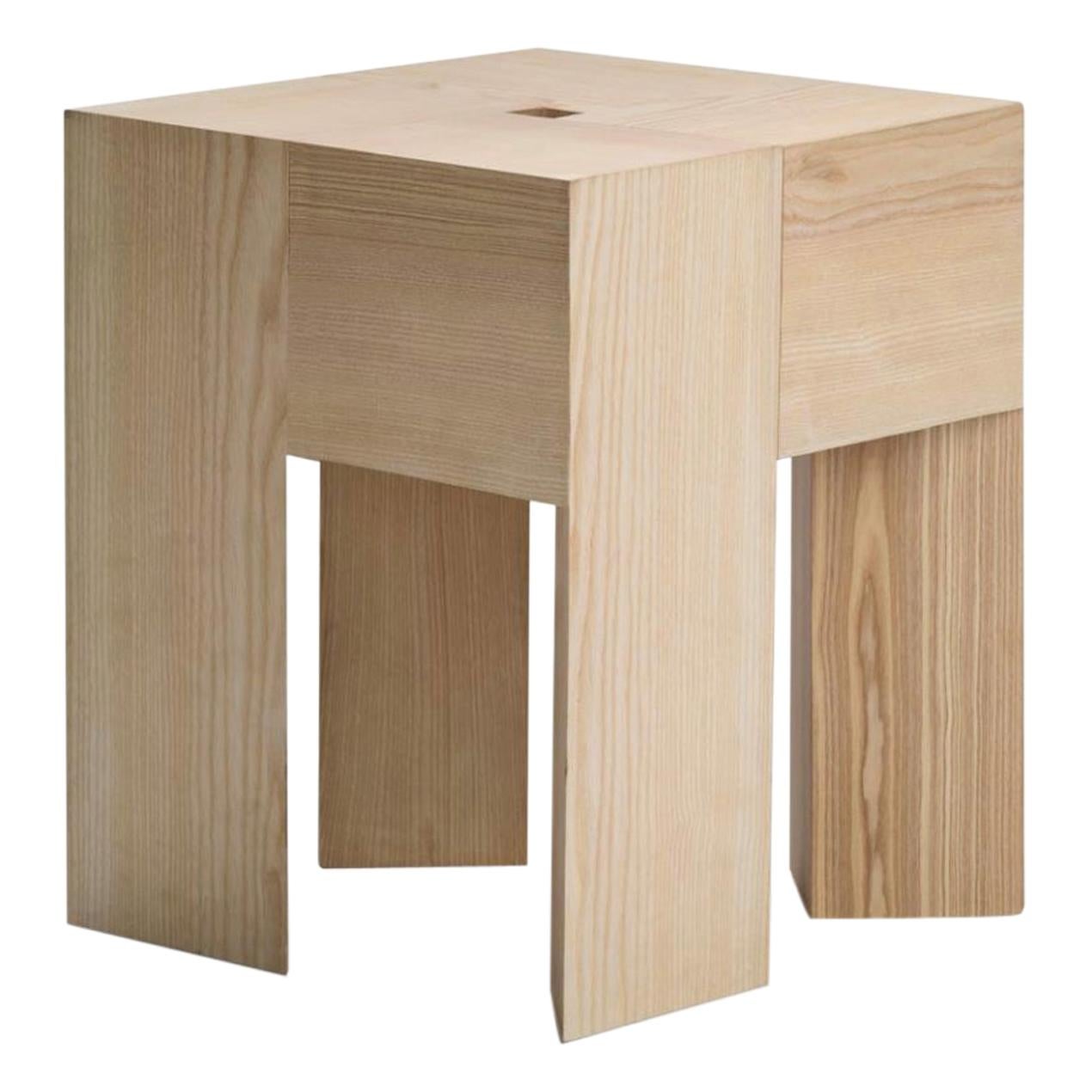 Aldo Bakker TriAngle Stool in Solid Ash at 1stDibs
