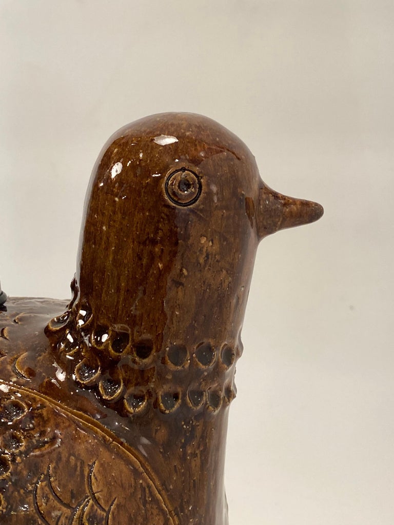 Aldo Londi Bitossi Bird Table Lamp at 1stDibs