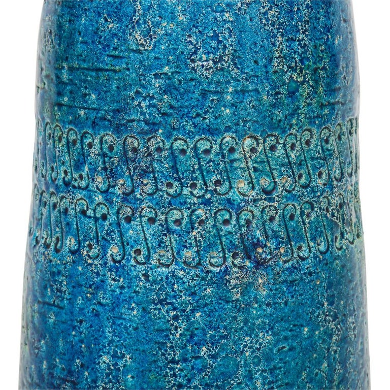 Bitossi Lamp, Ceramic, Cinese Blue, Signed at 1stDibs