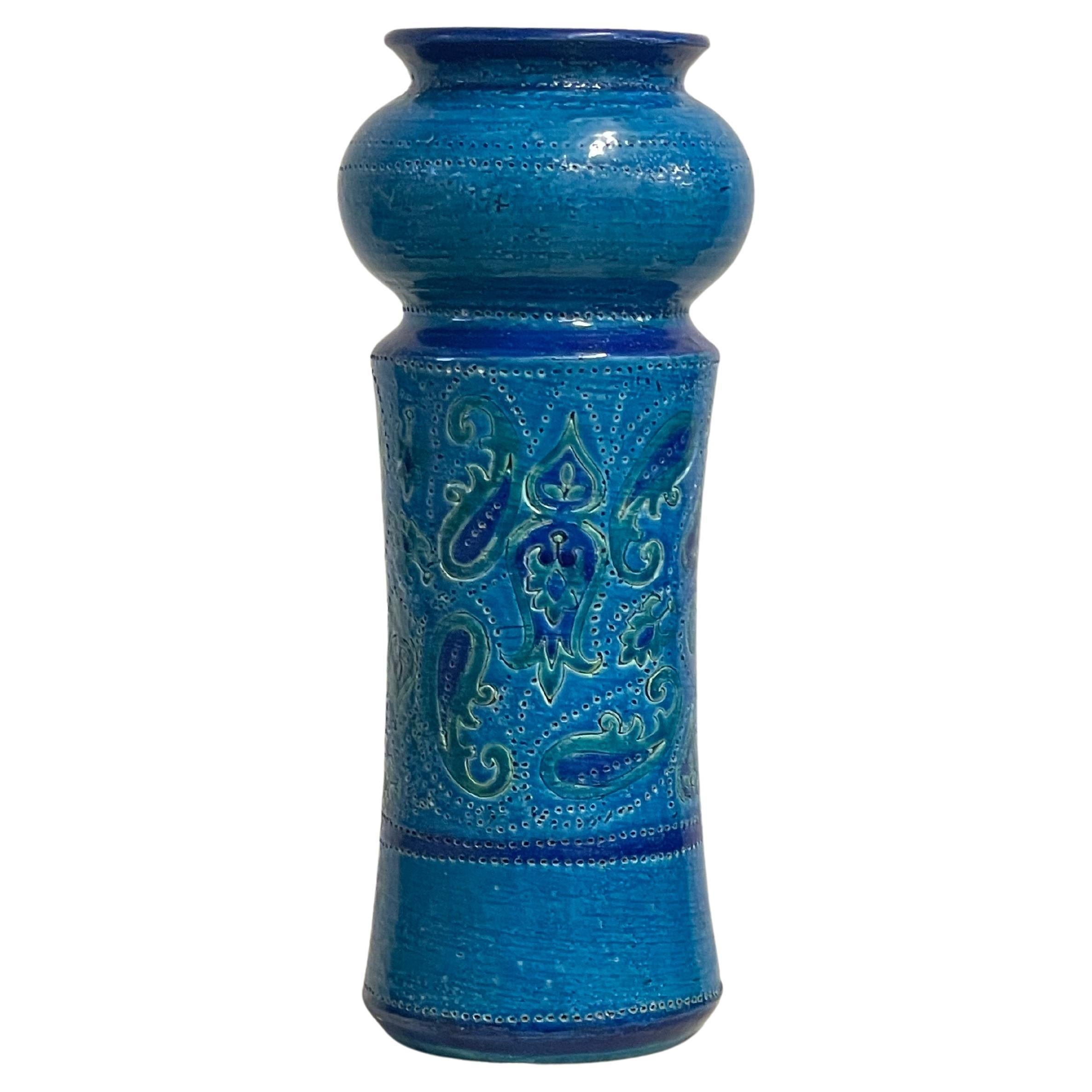 Late 1950’s - early 1960’s Aldo Londi Rimini Blue Water Jug for Bitossi ...