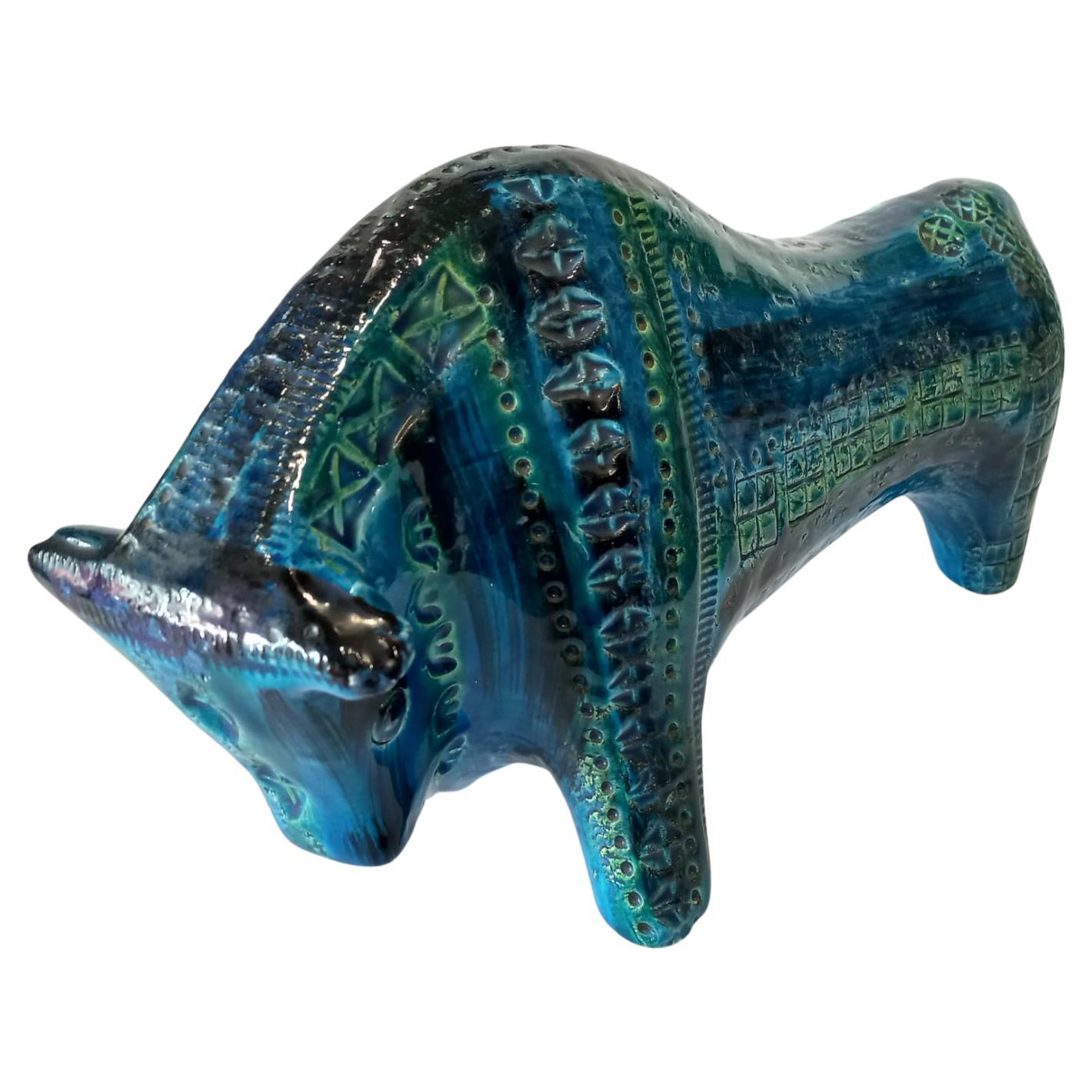 Aldo Londi for Bitossi Rimini Ceramics Bull, 1960 Italy For Sale at 1stDibs
